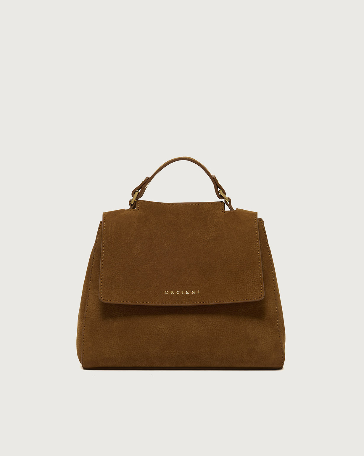Orciani Borsa Sveva Nabucco Small a mano in pelle nabuk con tracolla ...