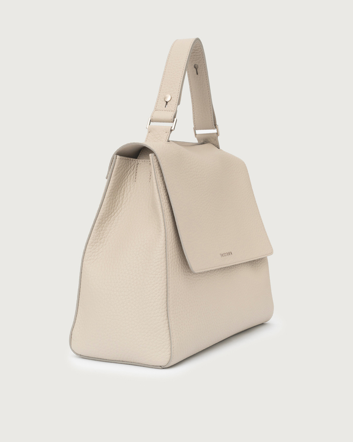 Orciani Borsa a spalla grande Sveva Soft in pelle con tracolla, colore ...