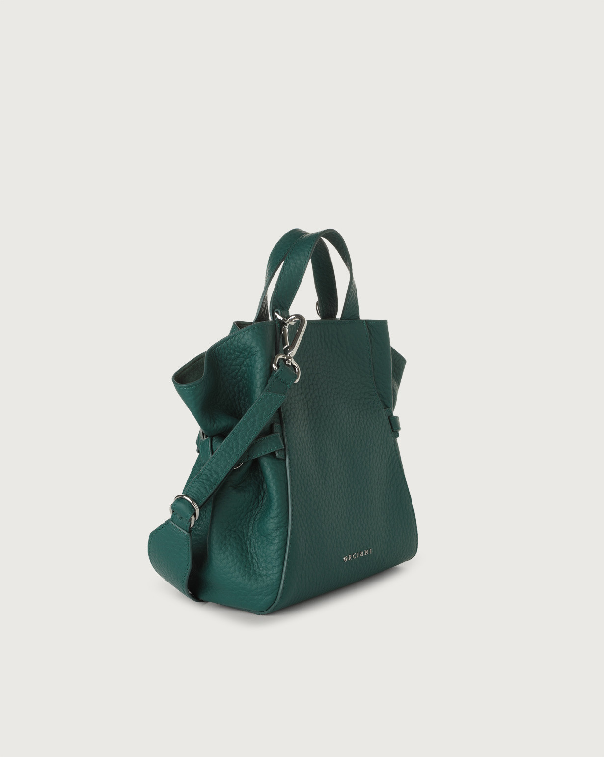 ORCIANI Fan Soft small leather handbag. , color Bottle