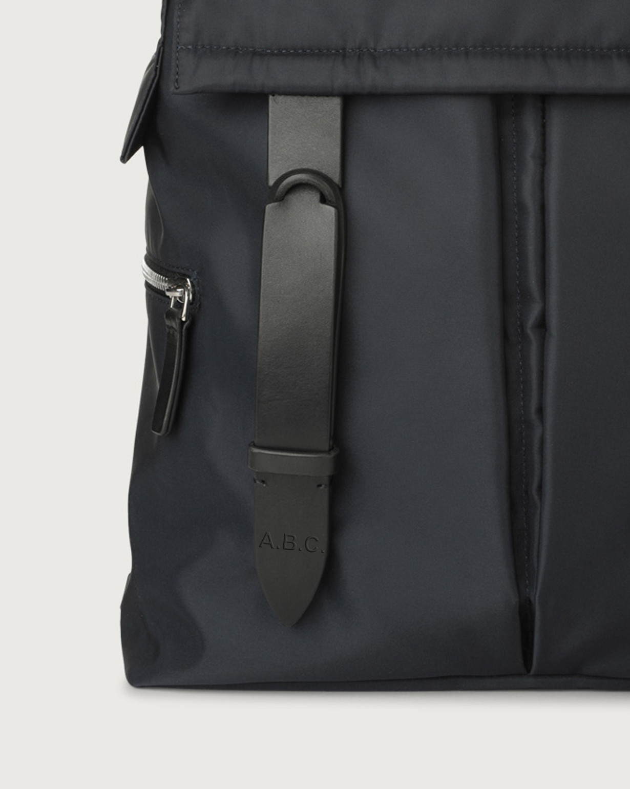 ORCIANI Nobuckle Planet backpack in eco-nylon. , color Blue