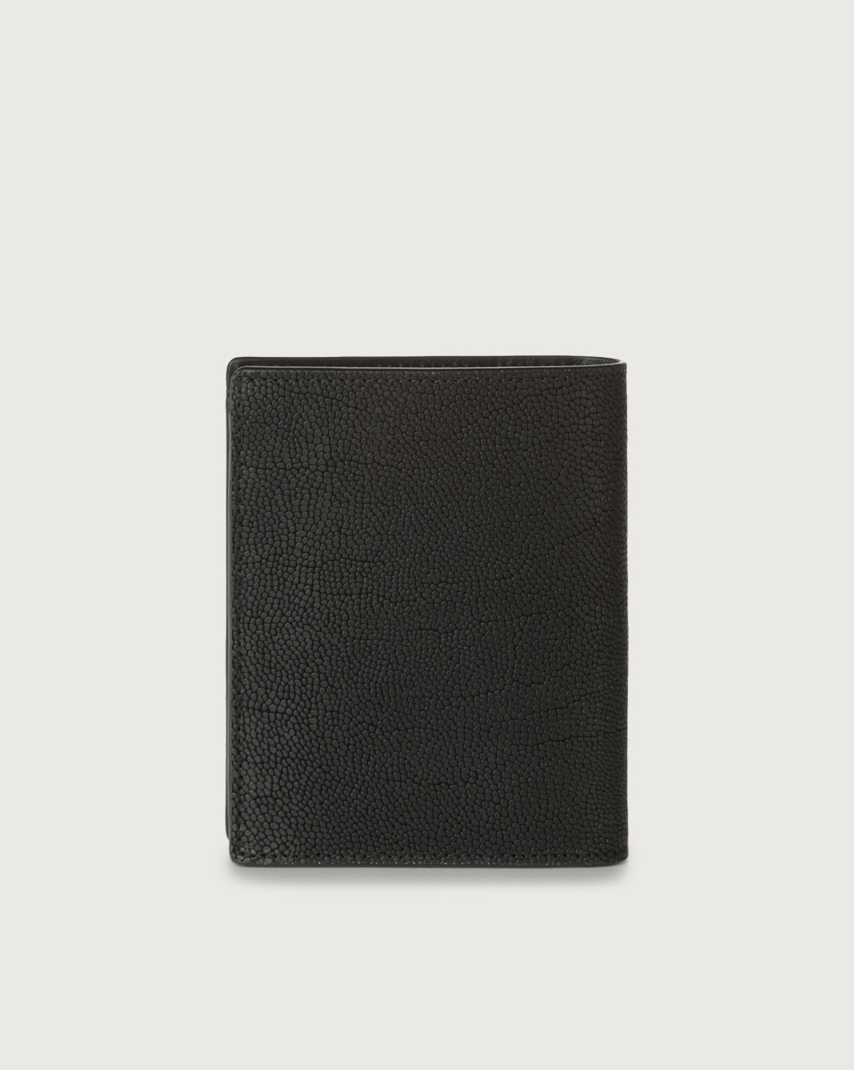 ORCIANI Frog leather wallet with RFID protection. , color Black