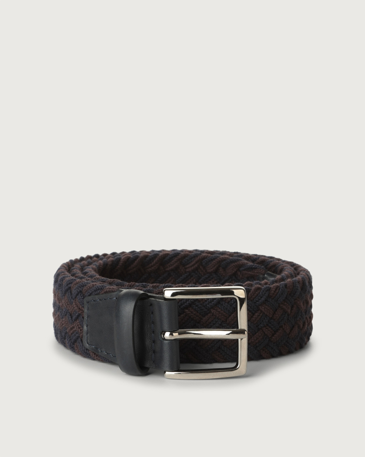 ORCIANI String Wool stretch belt. , color Blue