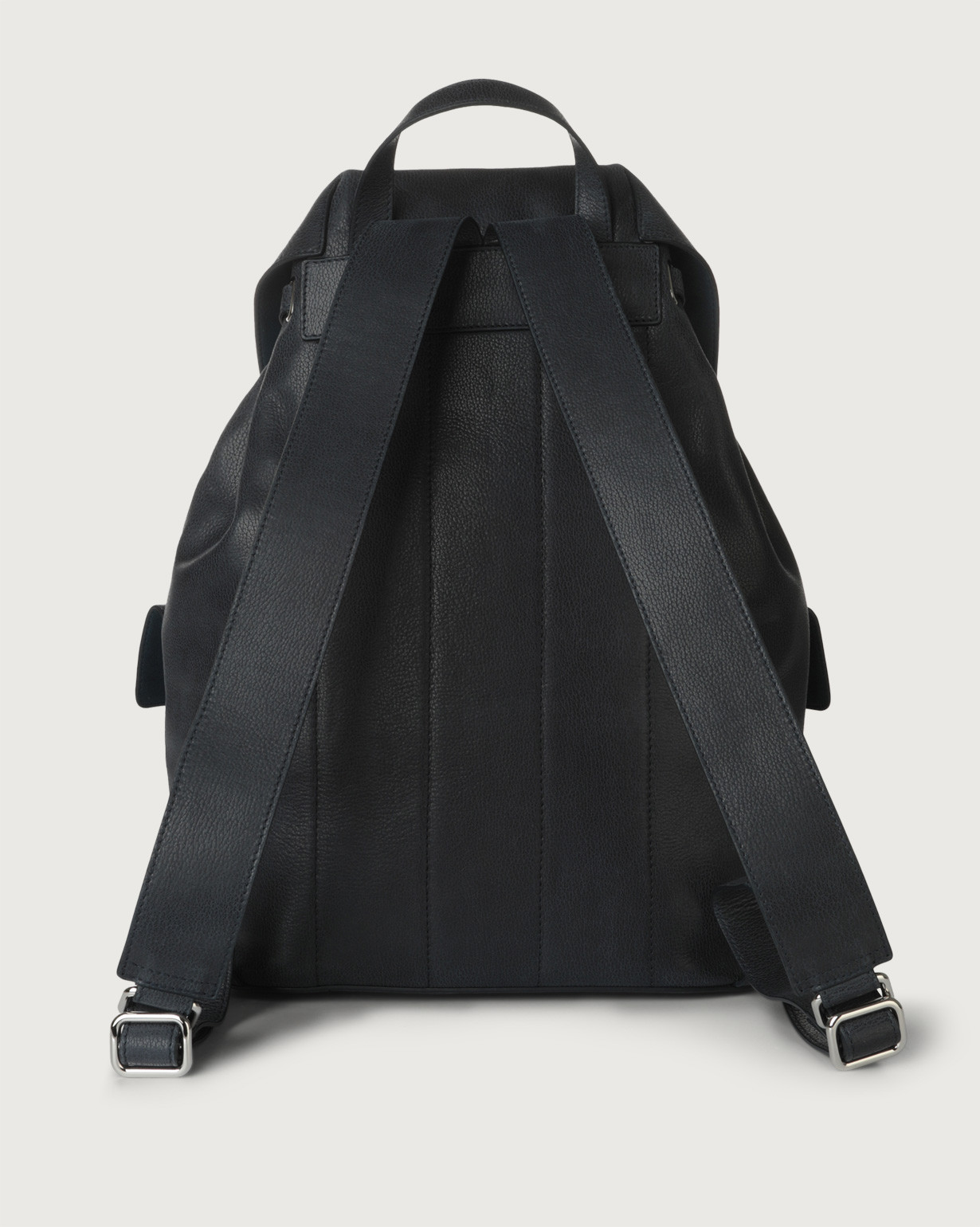 ORCIANI Chevrette nubuck leather backpack. , color Blue