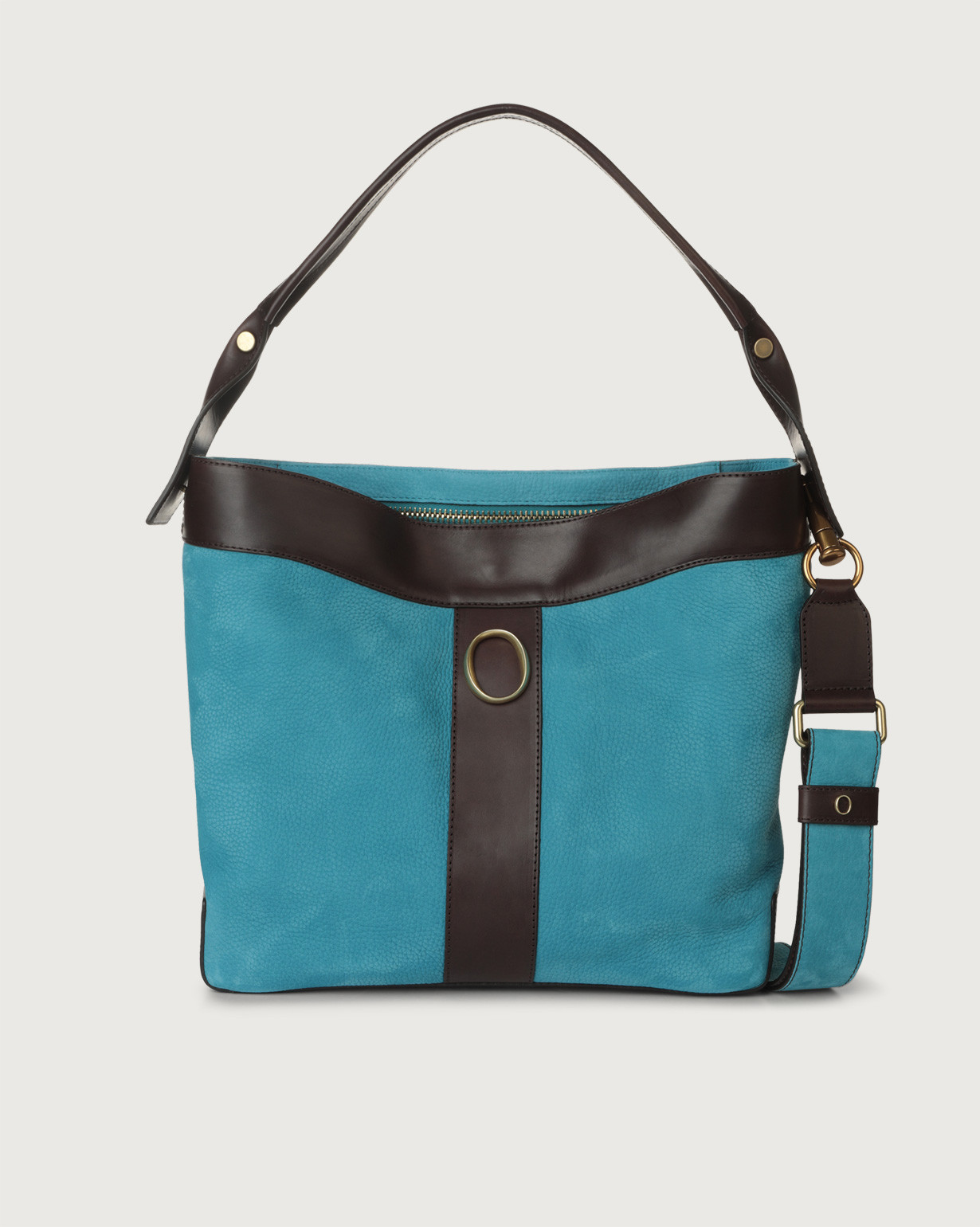 ORCIANI Monday Nabucco nubuck leather shoulder bag with strap. , color ...