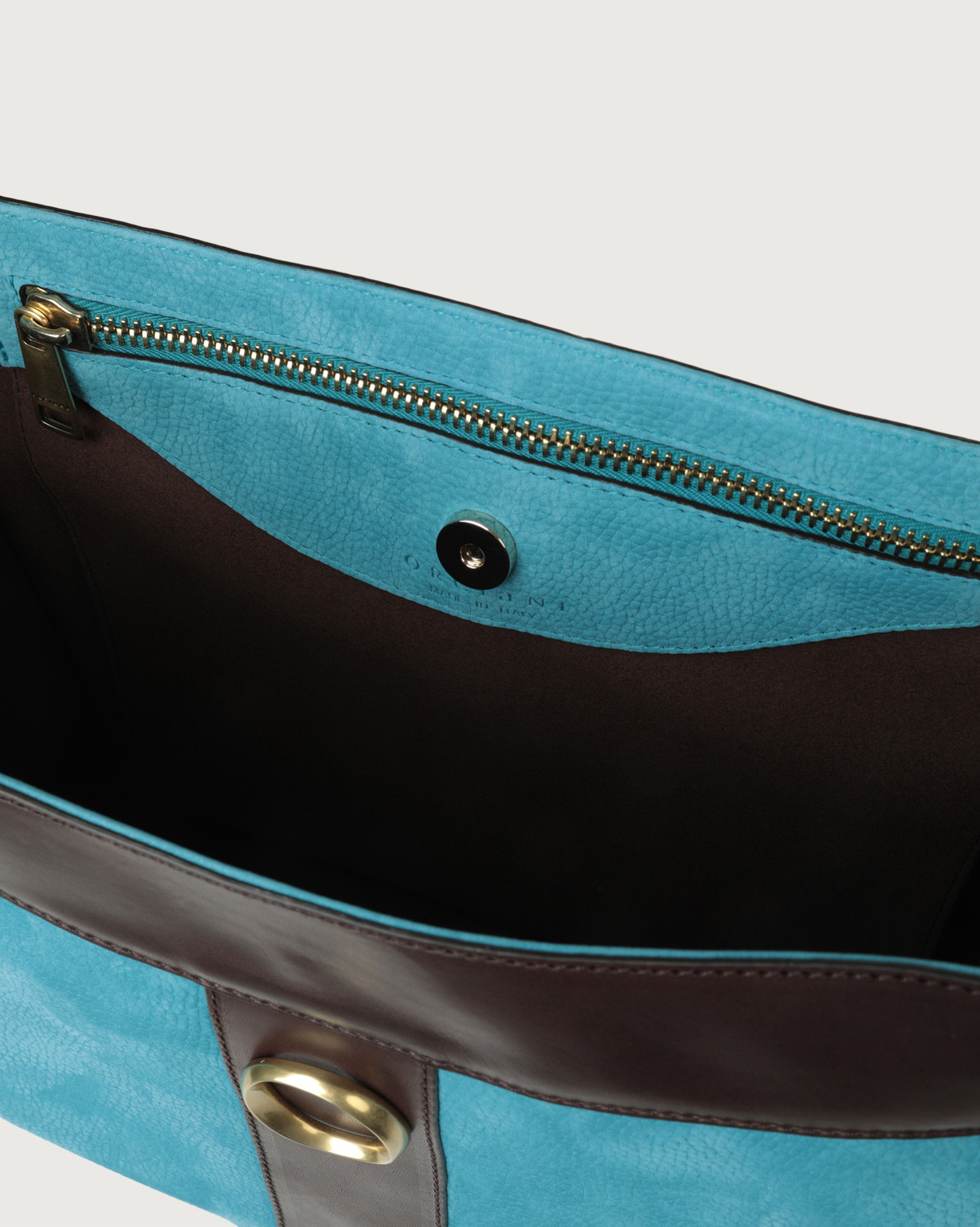 ORCIANI Monday Nabucco nubuck leather shoulder bag with strap. , color ...