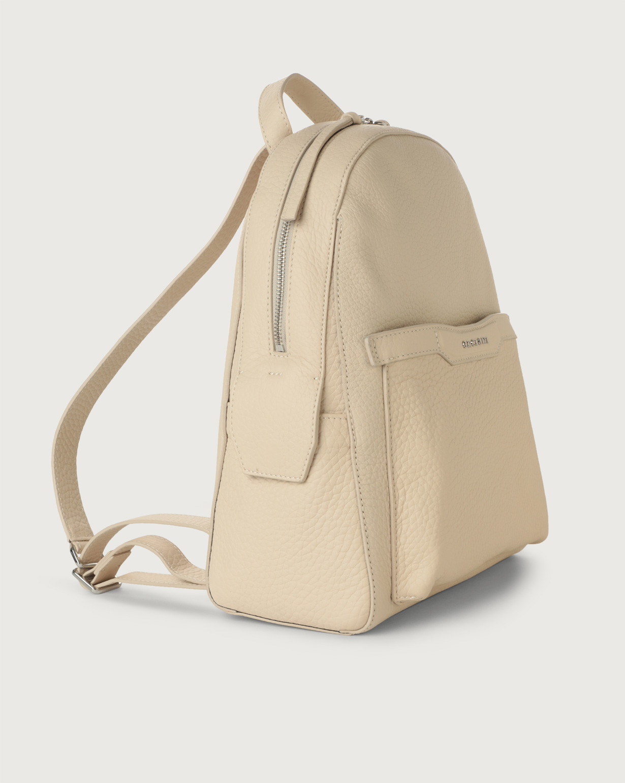 ORCIANI POSH Soft leather backpack. , color Ivory