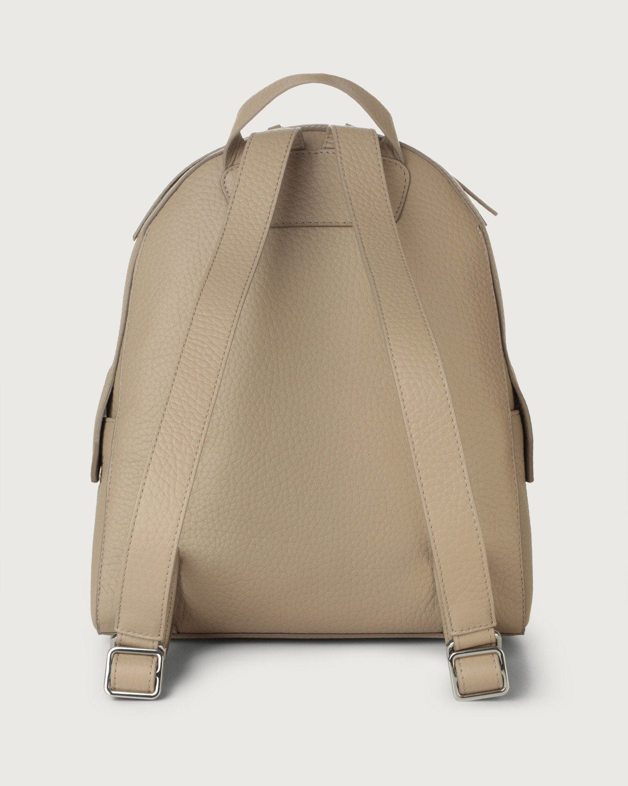 ORCIANI POSH Soft leather backpack. , color Sand