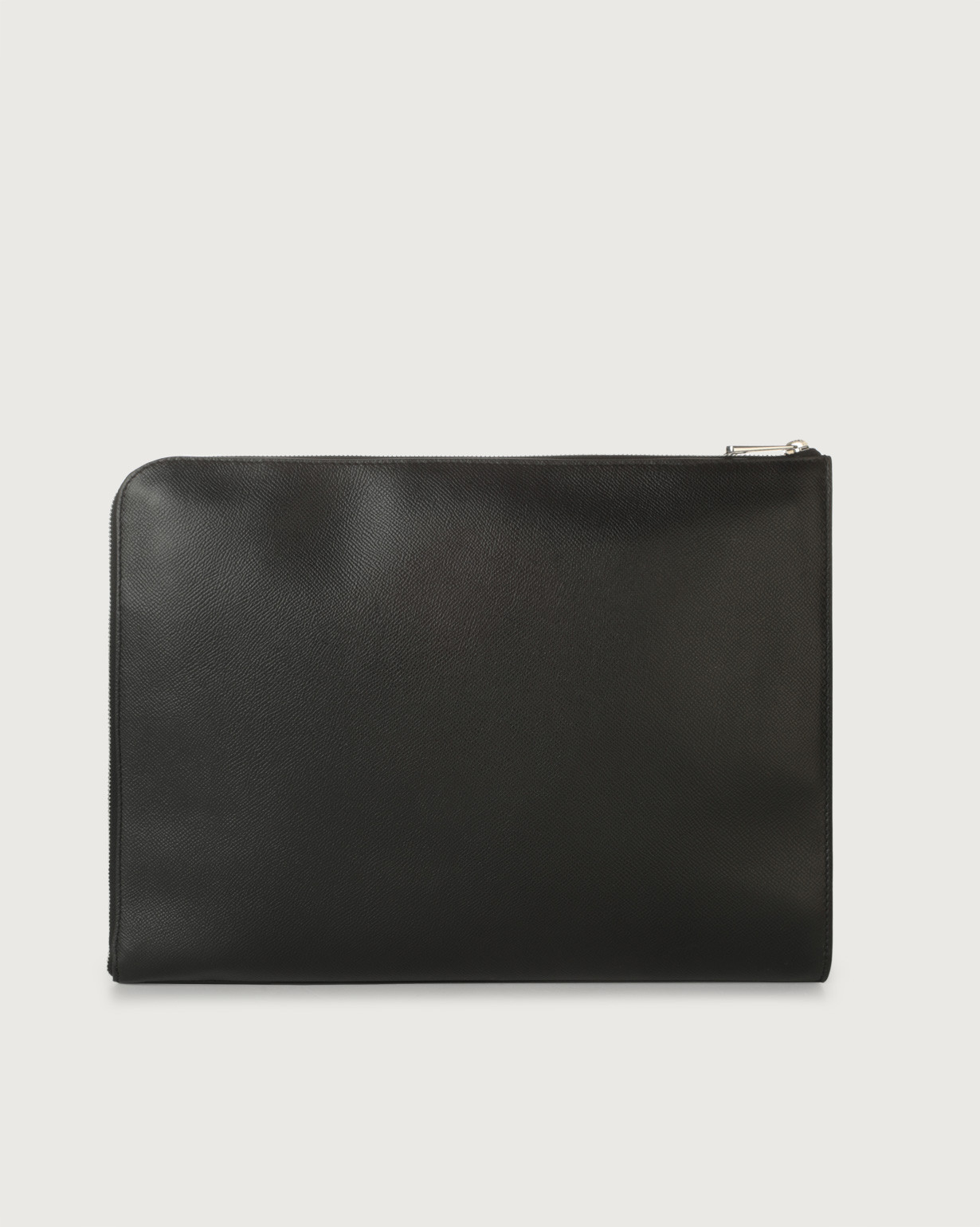 ORCIANI Timeless boarded leather document holder. , color Black