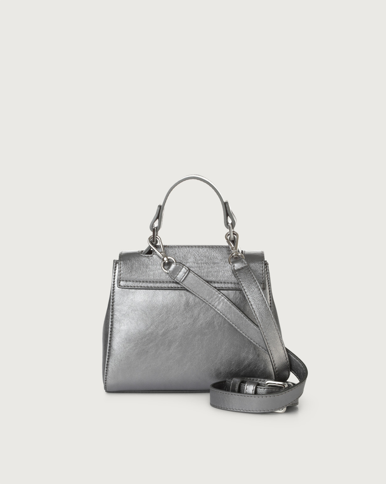 ORCIANI Sveva Mini Pepita leather handbag with shoulder strap. , color ...