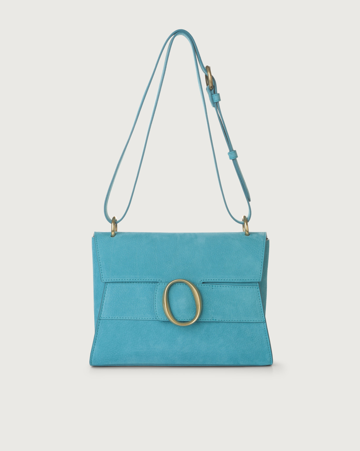 ORCIANI Ofelia Nabucco nubuck leather shoulder bag. , color Topaz