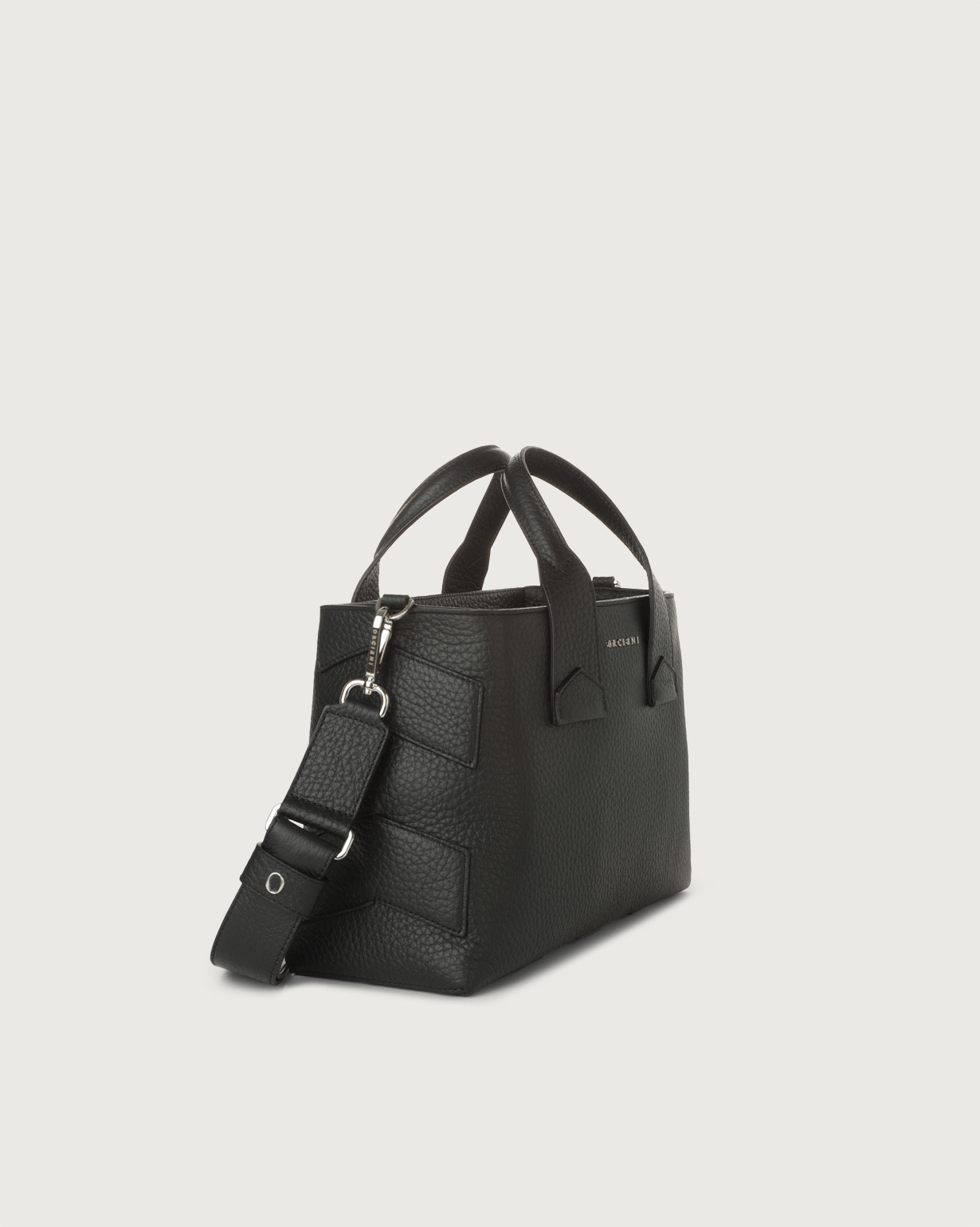 ORCIANI Nilla Soft leather handbag with strap. , color Black