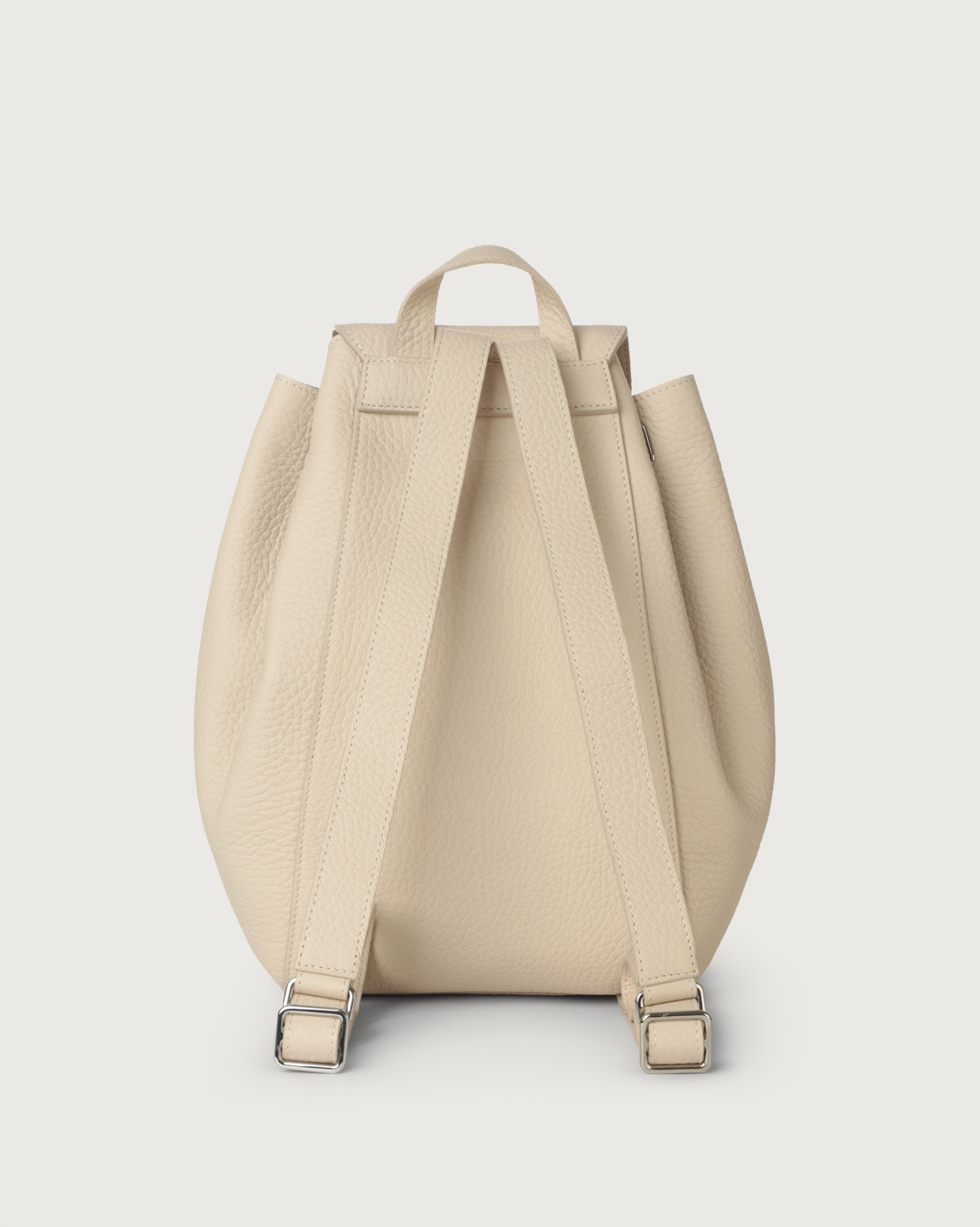 ORCIANI Boxy Soft leather backpack. , color Ivory