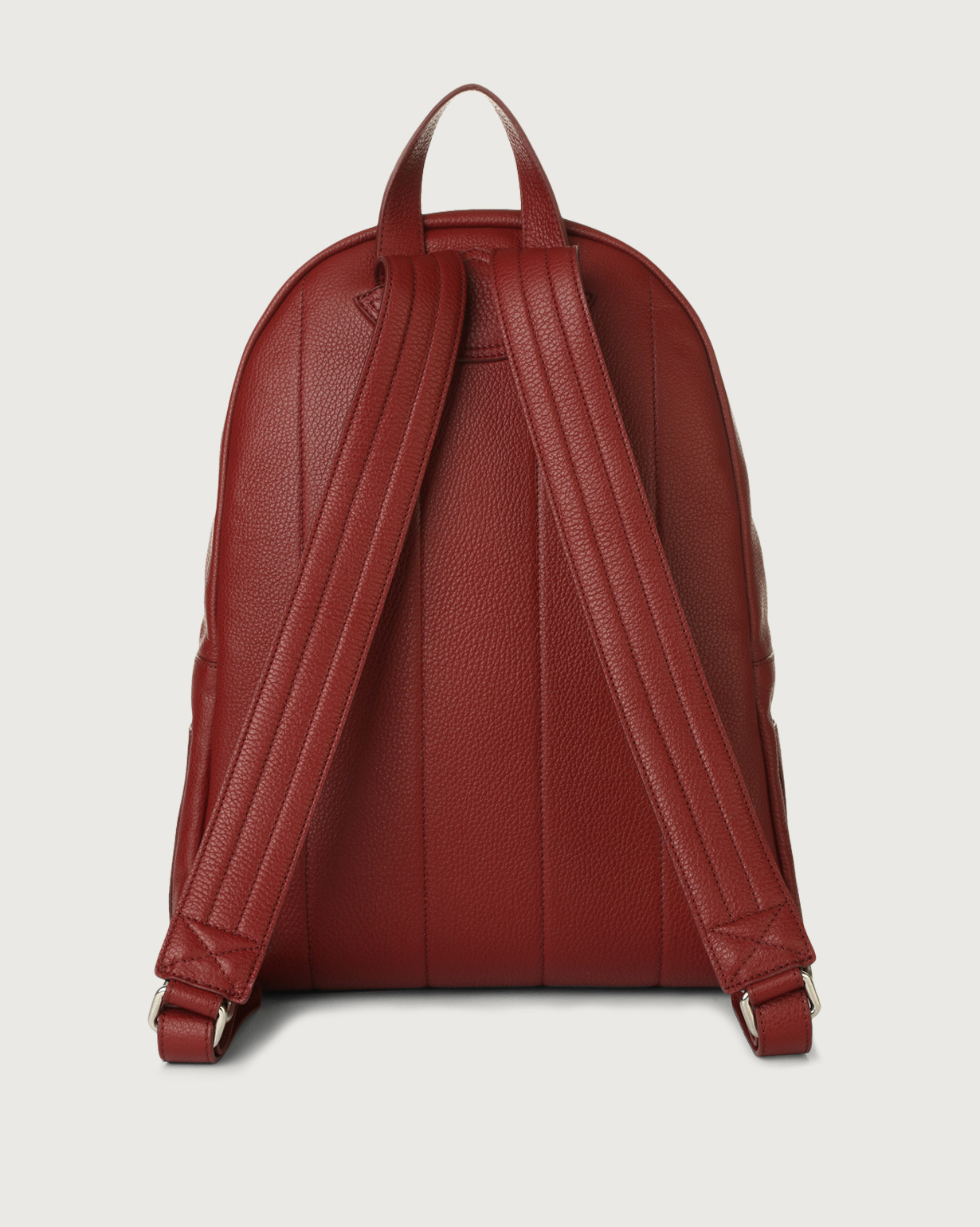 ORCIANI Micron leather backpack. , color Bordeaux