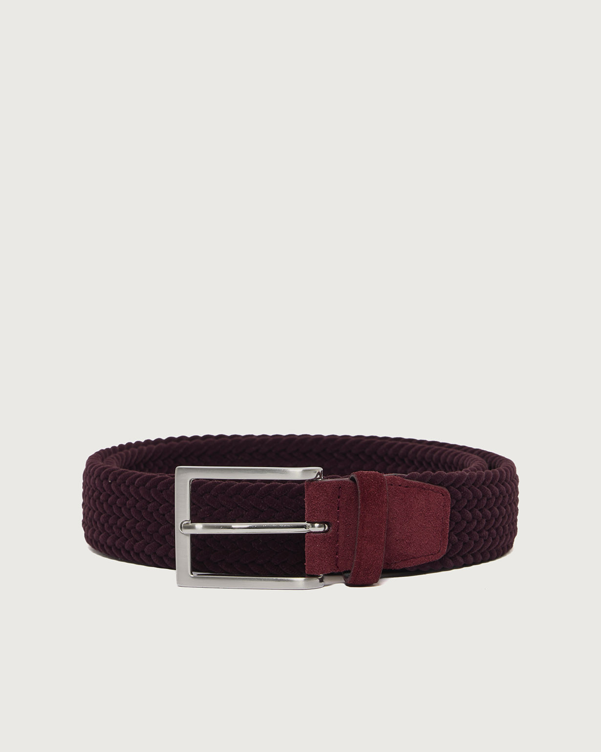 ORCIANI Elast wool belt 3,5 cm XU0129. , color Purple