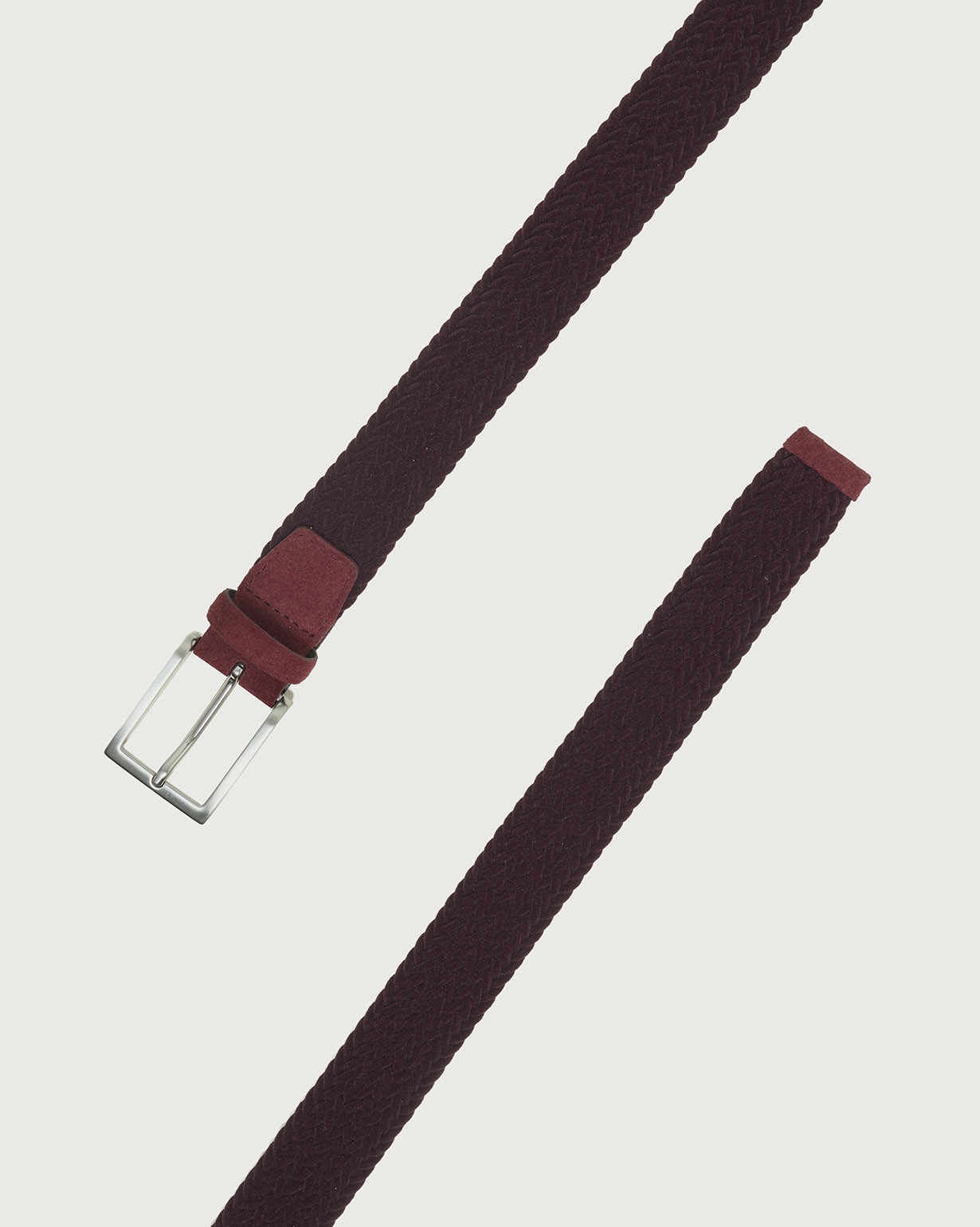 ORCIANI Elast wool belt 3,5 cm XU0129. , color Purple