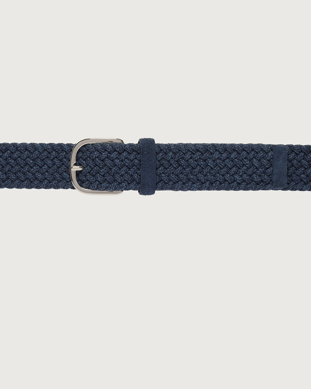ORCIANI Elast wool belt 3,5 cm XU0133. , color Blue