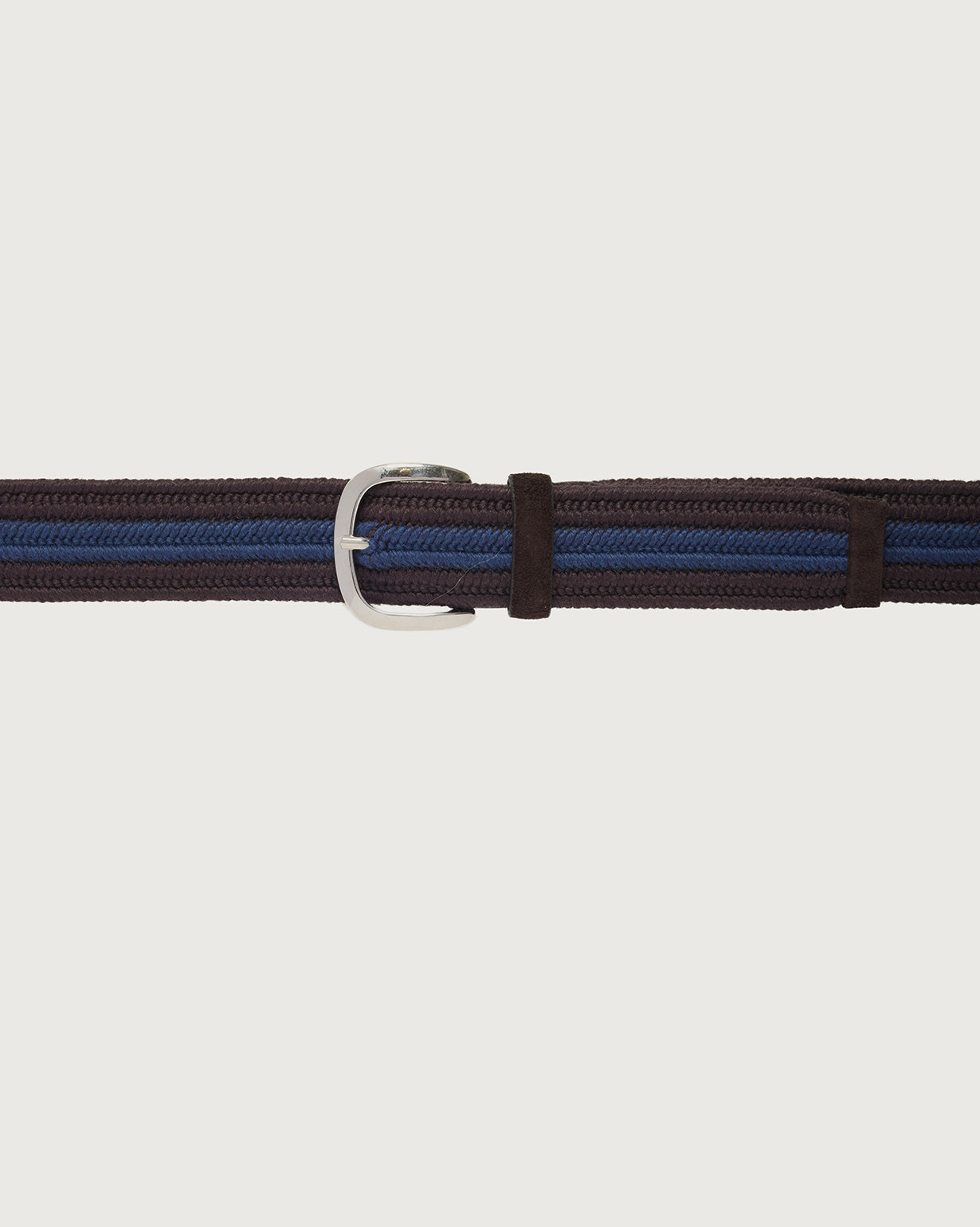 ORCIANI Stretch wool belt 3,5 cm XU0147. , color Chocolate