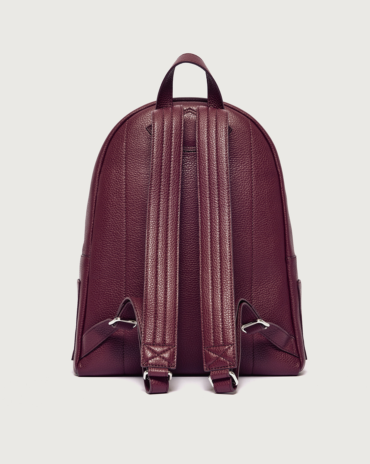 ORCIANI Laio Micron Leather Backpack, color Bordeaux