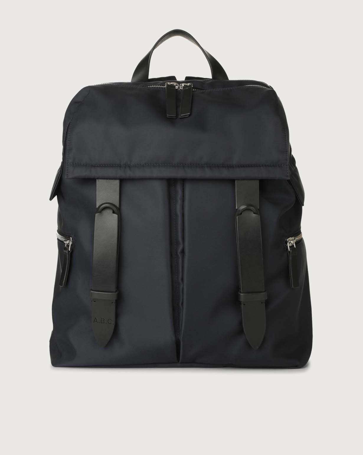 ORCIANI Nobuckle Planet backpack in eco-nylon, color Blue