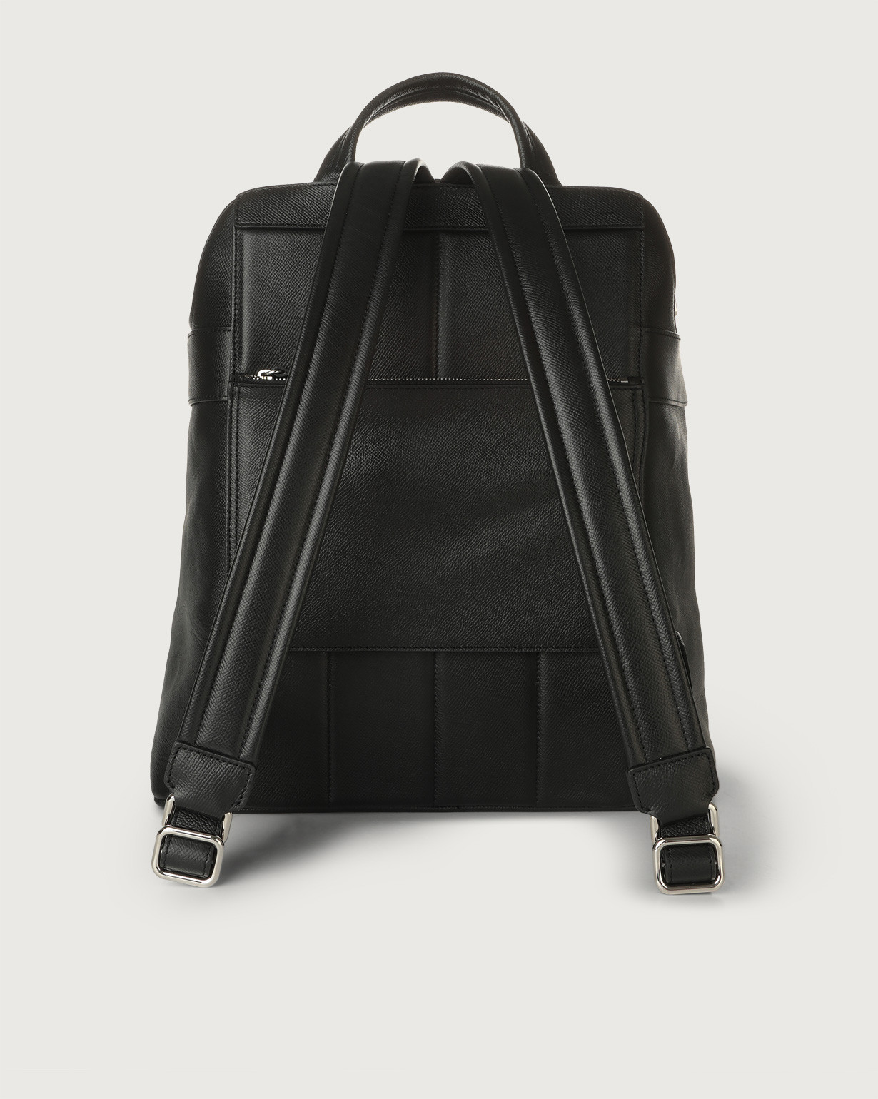 ORCIANI Timeless boarded leather backpack, color Black