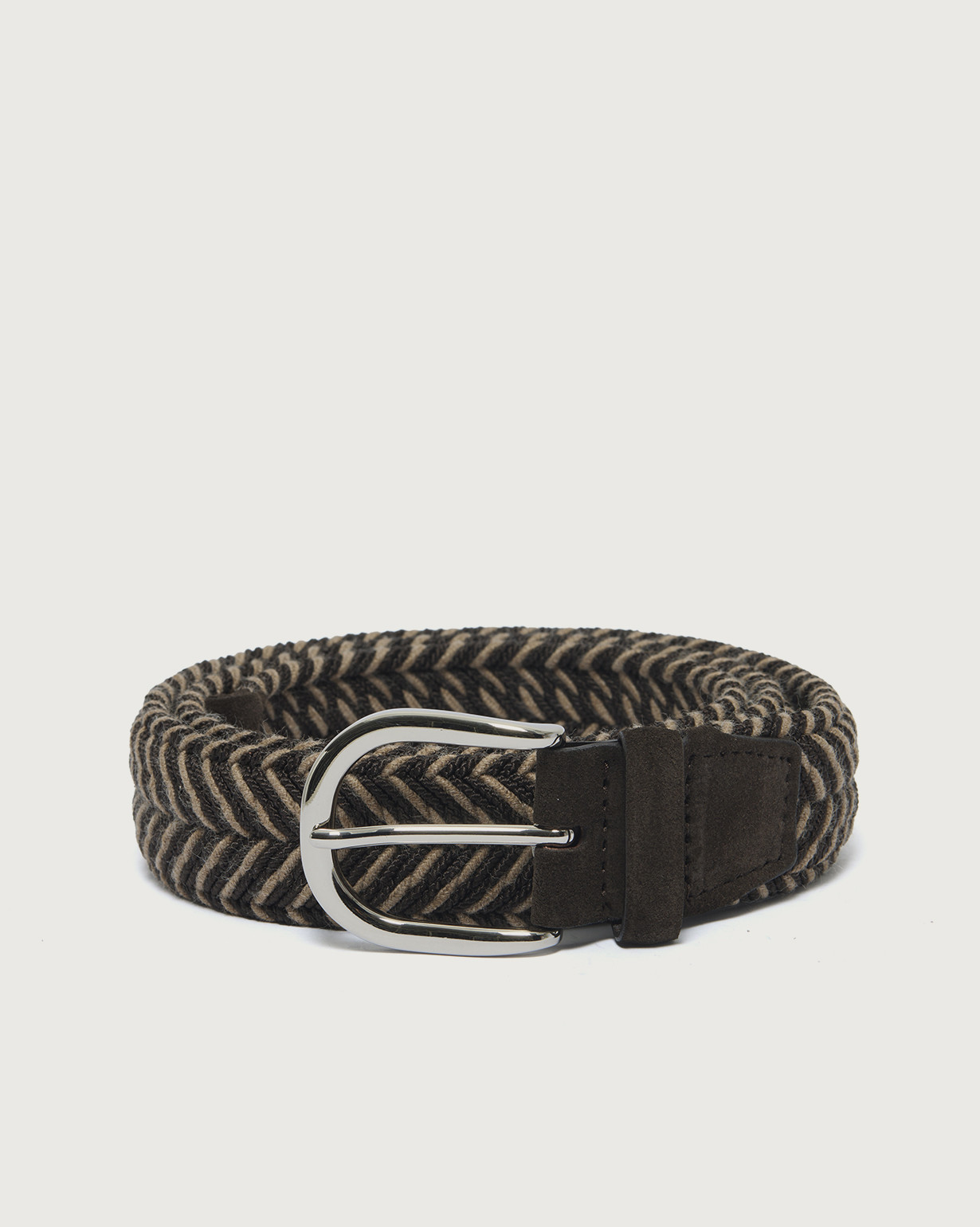 ORCIANI Hill Elast stretch wool belt 3,5 cm, color Unique