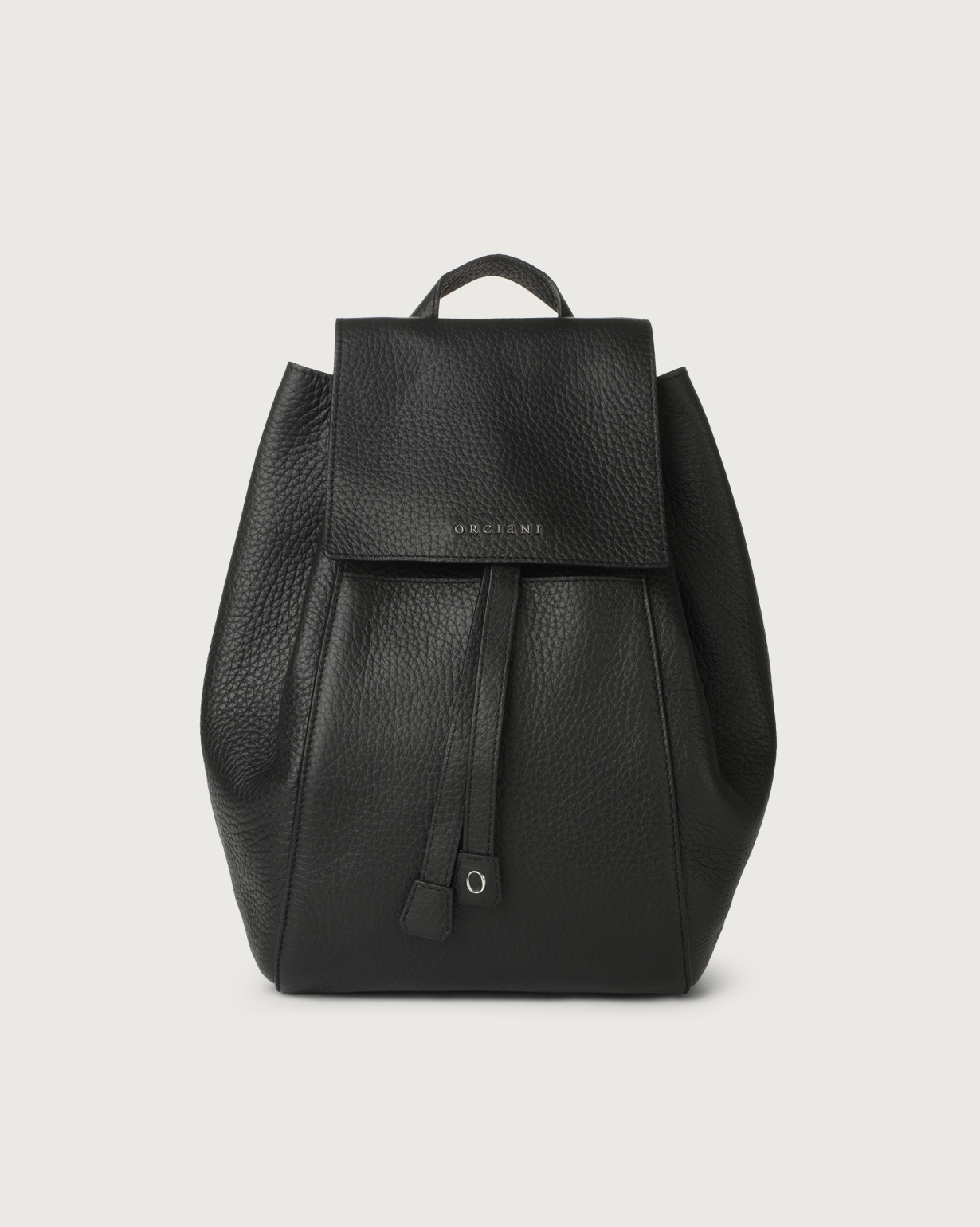 ORCIANI Boxy Soft leather backpack, color Black