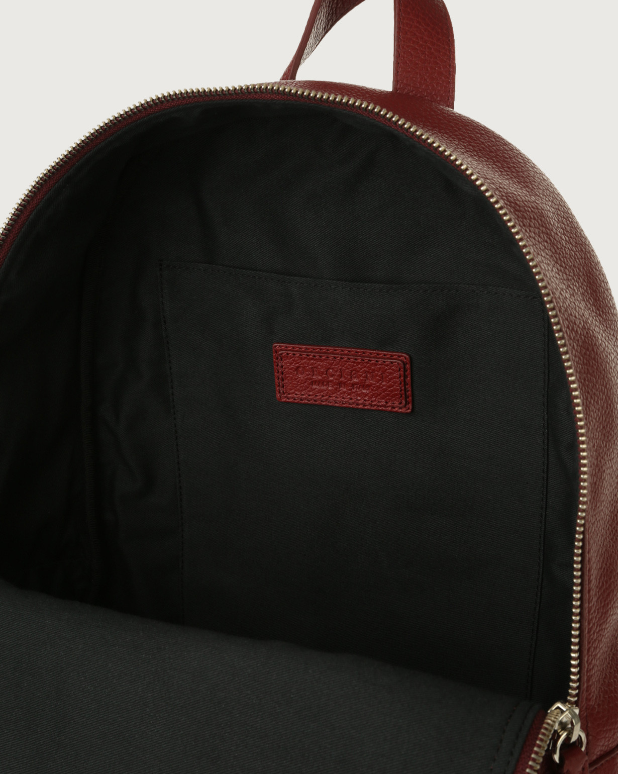 ORCIANI Micron leather backpack, color Bordeaux