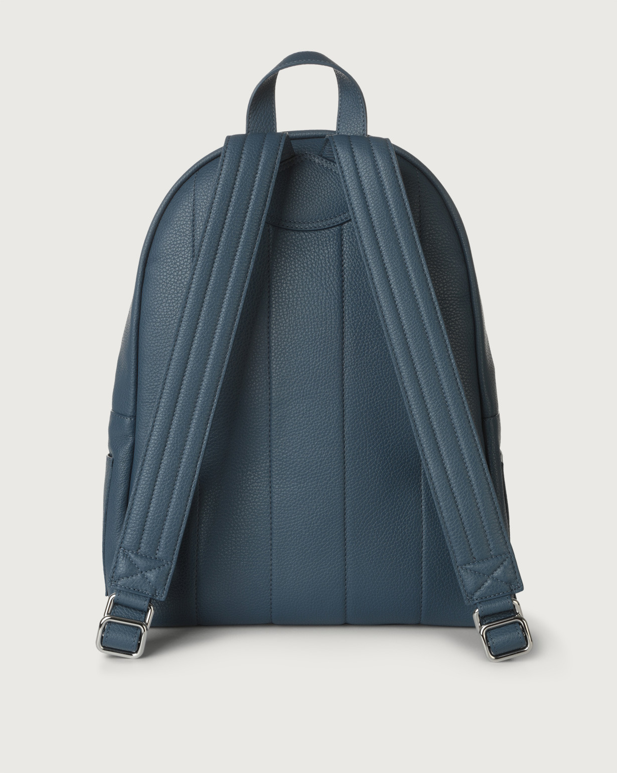 ORCIANI Micron Leather Backpack, color Blue