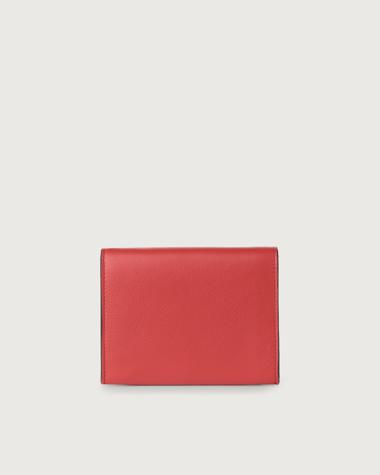 ORCIANI Liberty small leather envelope wallet, color Red