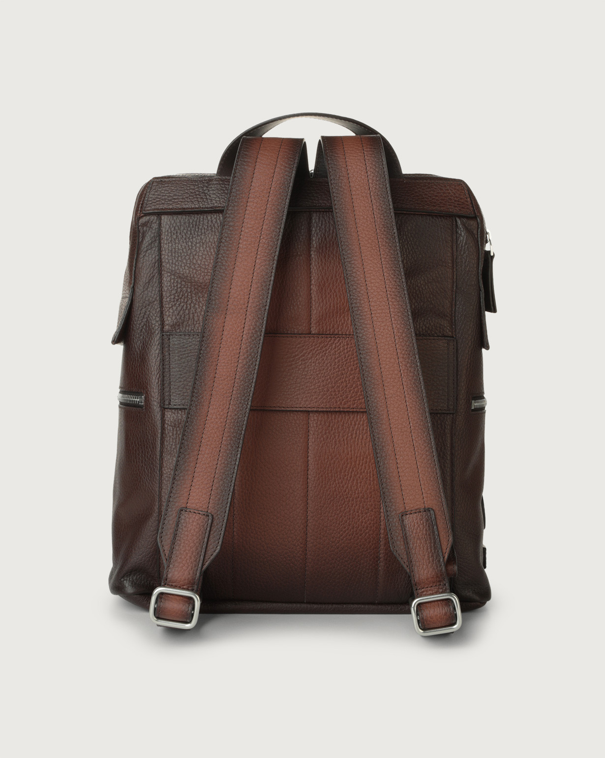 ORCIANI Nobuckle Eco Dollaro Deep medium Planet backpack, color Cognac